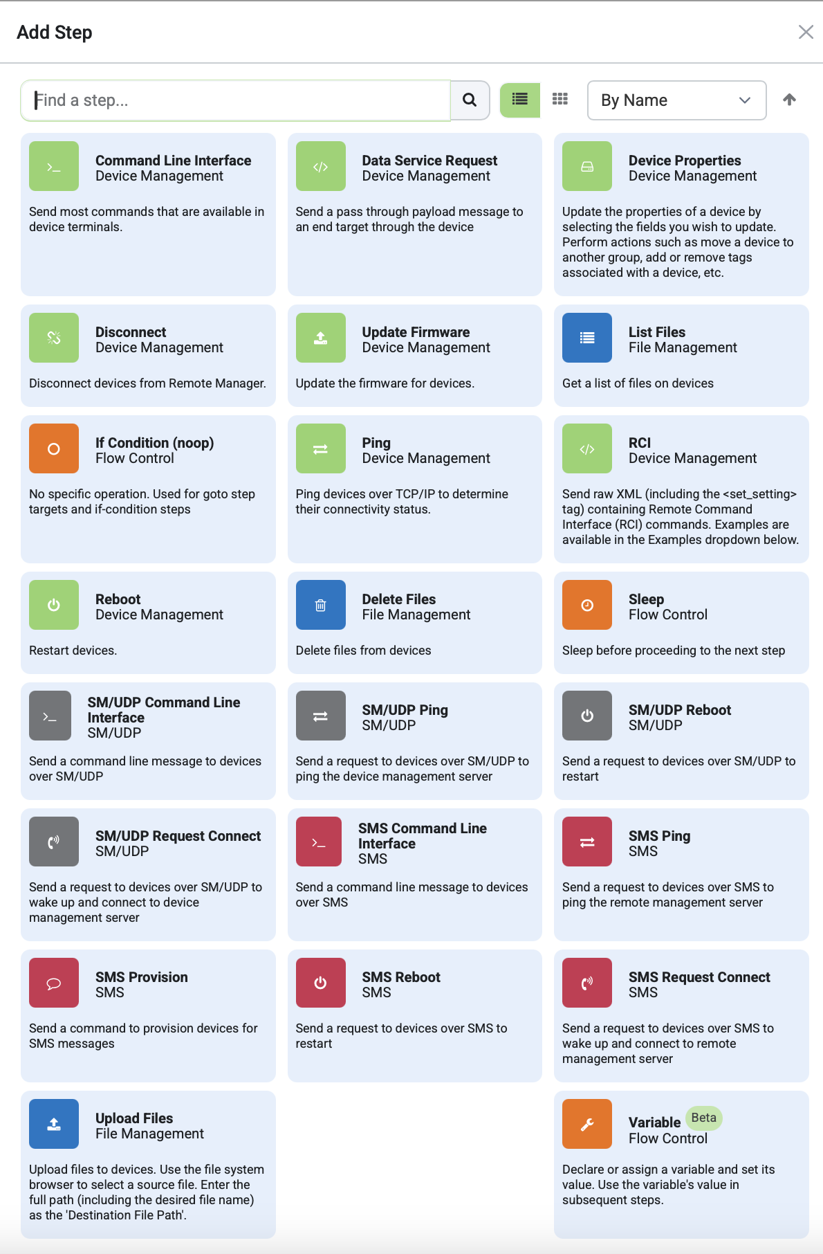 Add automation step to upgrade modem firmware