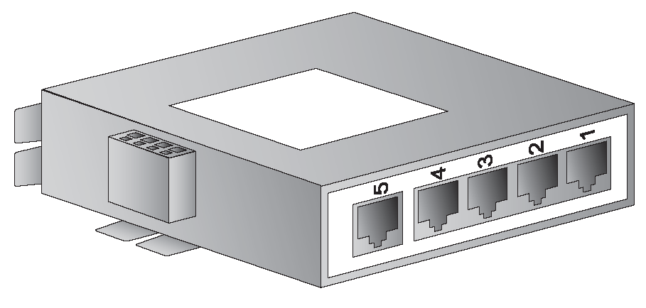 Optional Ethernet hub feature