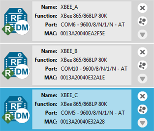 Set up a third XBee module to create a mesh network