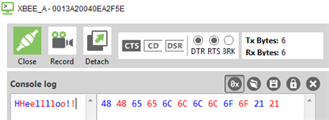 Set up a third XBee module to create a mesh network