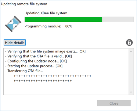 Perform the OTA file system update