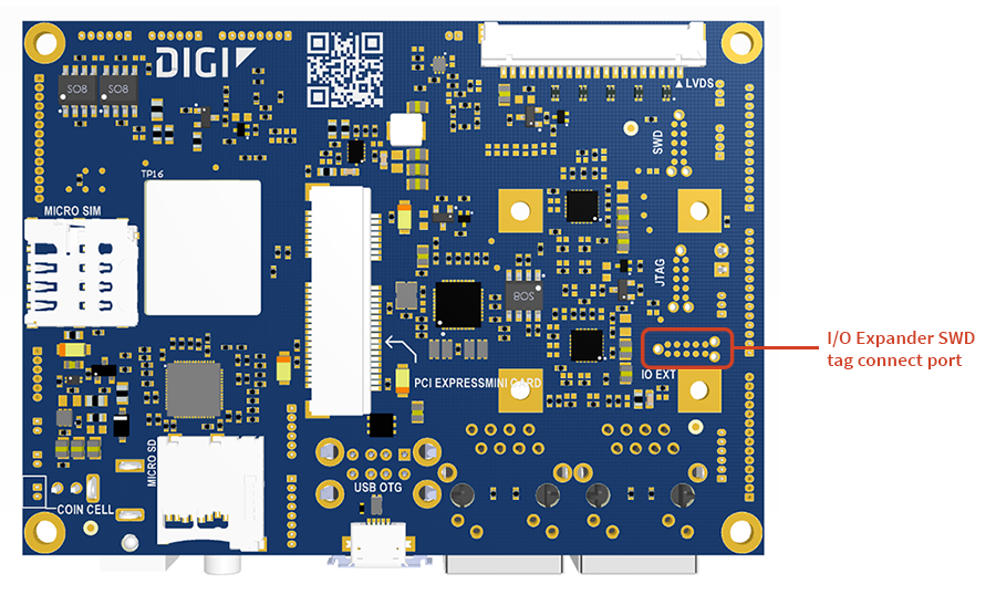 Program I/O Expander firmware with JTAG debugger