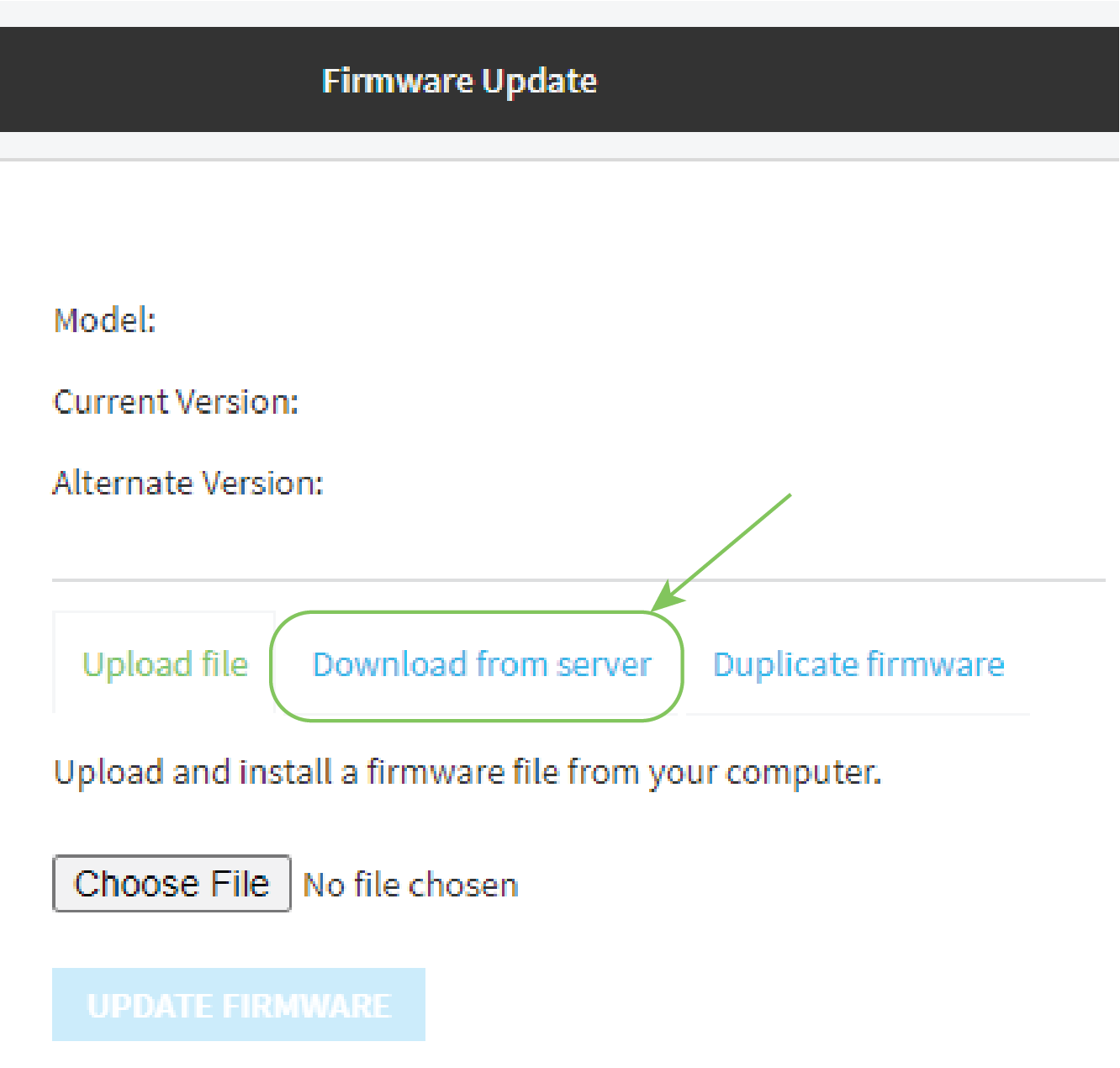 Update System Firmware