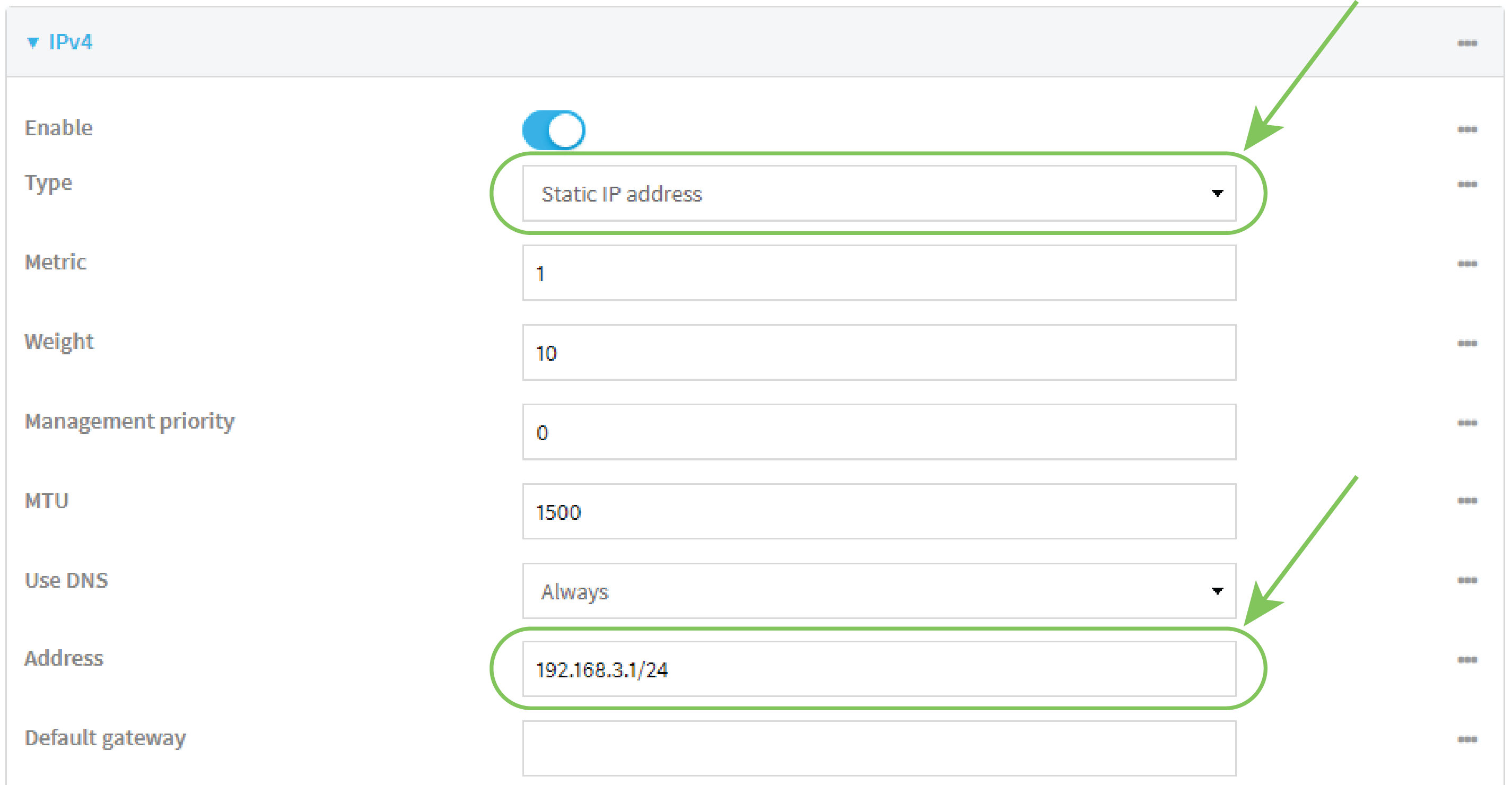 Configure the WAN/ETH1 Ethernet port as a LAN