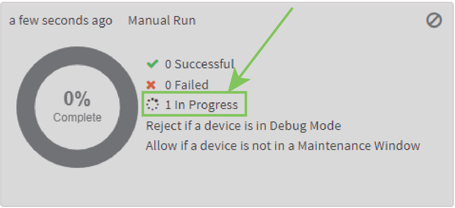Cancel an automation while it is running