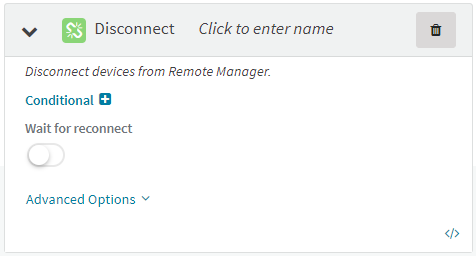 Disconnect step
