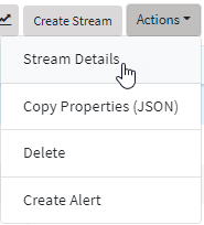Edit Data Stream Properties