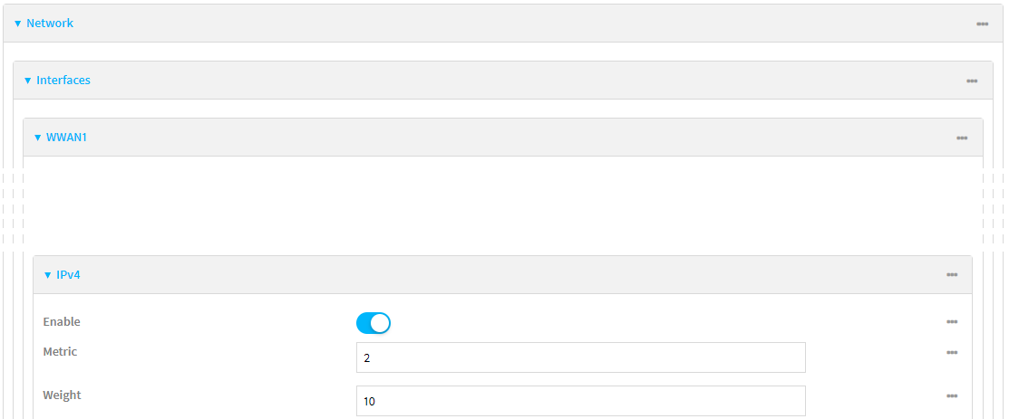 Example: Use a ping test for WAN failover from Ethernet to cellular