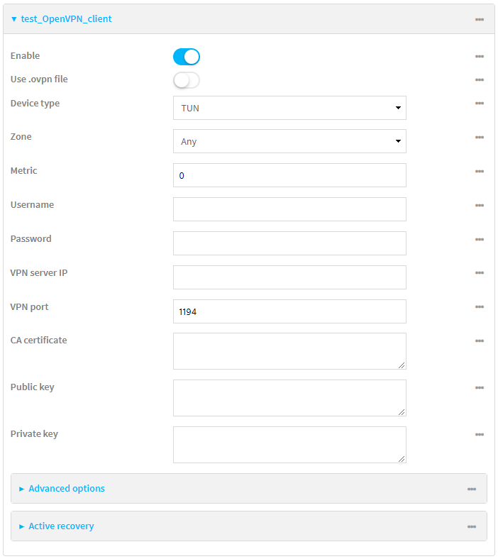 Configure An Openvpn Client Without Using An Ovpn File