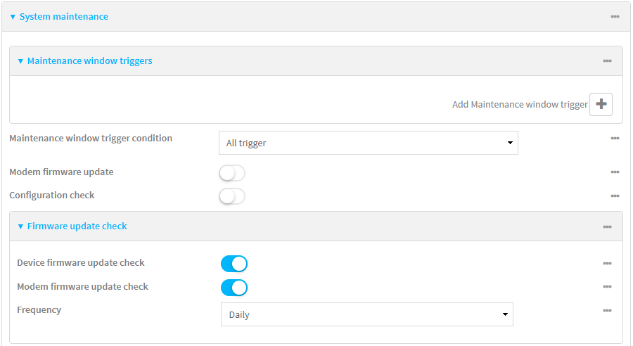 Schedule system maintenance tasks