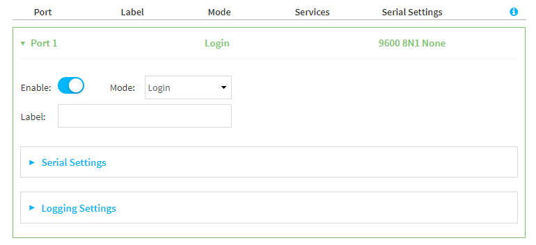 Configure Modbus mode
