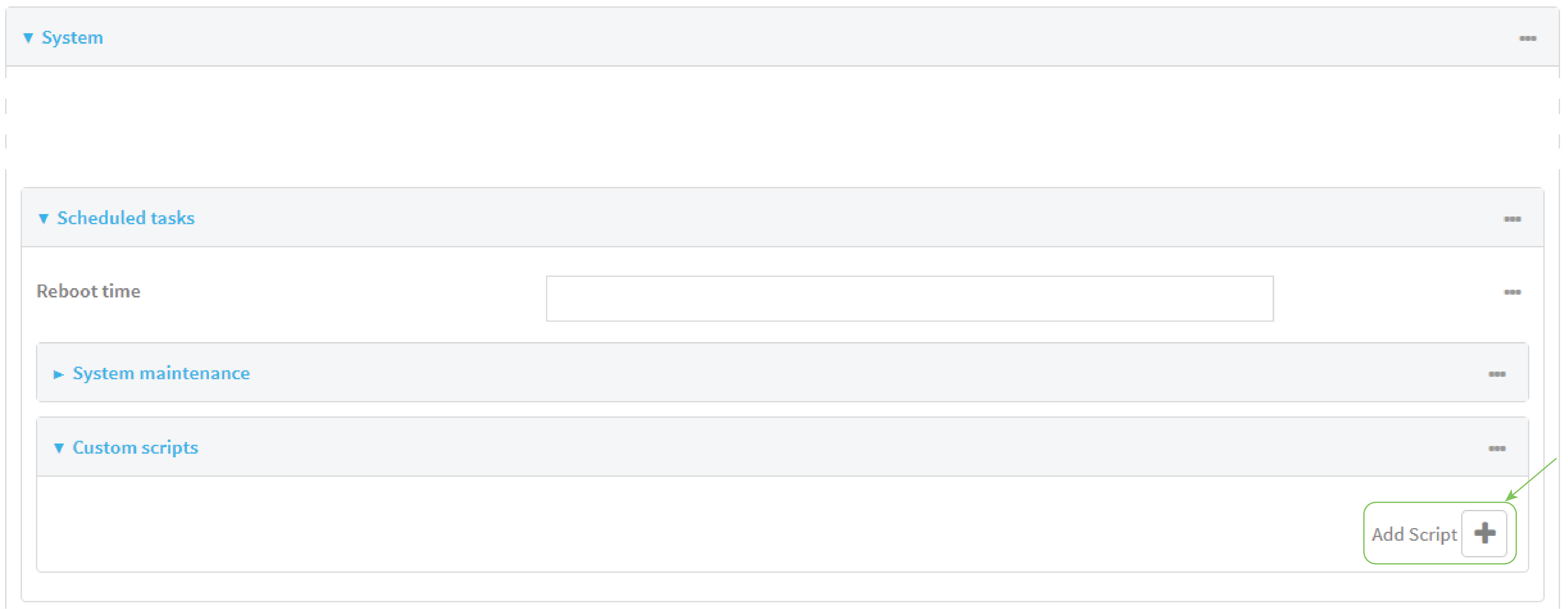 Configure scripts to run automatically