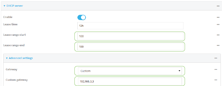 Example: VRRP/VRRP+ configuration