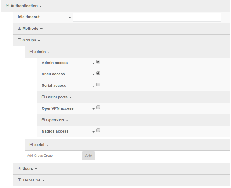 Enabling shell access