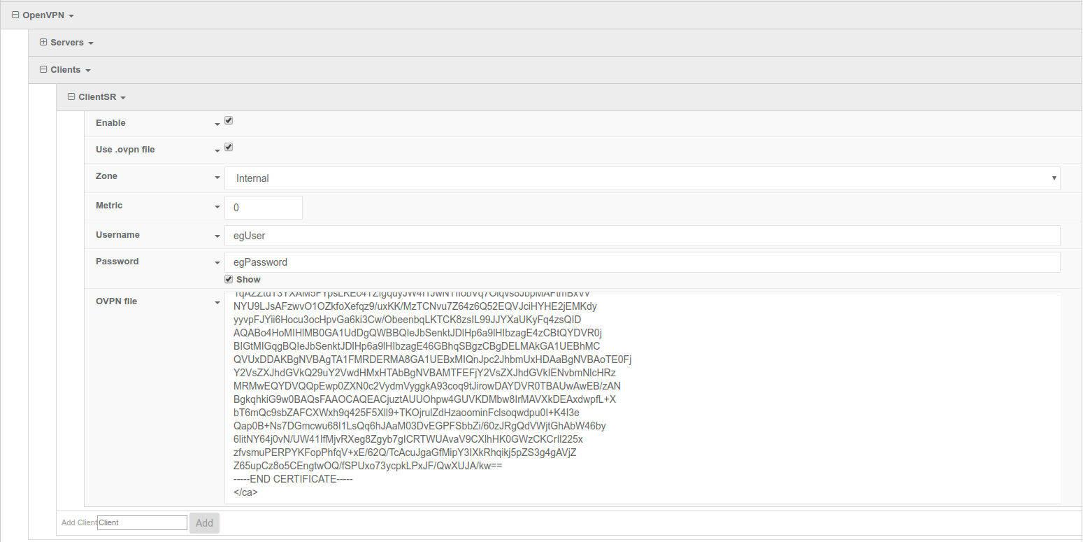 Configuring An Openvpn Client